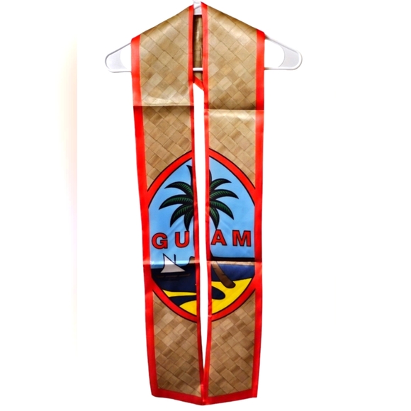 Other | Graduation Sash Brown W Guam Seal Unisex Design | Poshmark